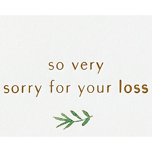 Papyrus Sympathy Card (So Very Sorry)
