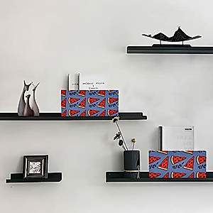 Watermelon Slices Storage Basket Felt Storage Bin Collapsible Towel Storage Toy Storage Box Organizer for Kids Bedroom Magazine