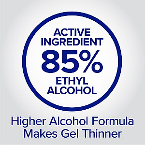 PURELL PRIME DEFENSE Advanced Hand Sanitizer, 85%, Maximum Strength Formula, 4 fl oz Travel Size Bottles (Pack of 6), 3499-04-EC