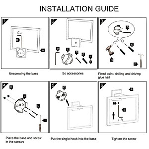 Generic 2PCS Matte Black Towel Ring, Hand Towel Holder for Bathroom Wall Mounted, Bathroom Holder Towel-Racks, Bathroom Hardware Simple Towel Hanger Stainless Steel