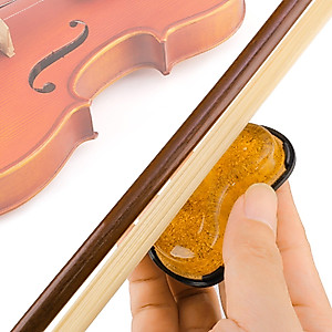 Natural Transparent Rosin Colophony Suited Violin Cello Viola and other Bowed String Instruments (Yellow)