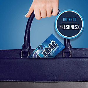 ORBIT Peppermint Sugar Free Chewing Gum, 12 Packs of 14-Pieces (168 Total Pieces)