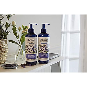 Dr Teal's Lavender Thick & Full Essential Oil Conditioner, Sulfate Free, 16 Fl Oz