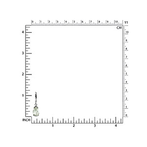 Silvershake 8.52ct. Natural Green Amethyst White Gold Plated 925 Sterling Silver Drop Dangle Leverback Earrings