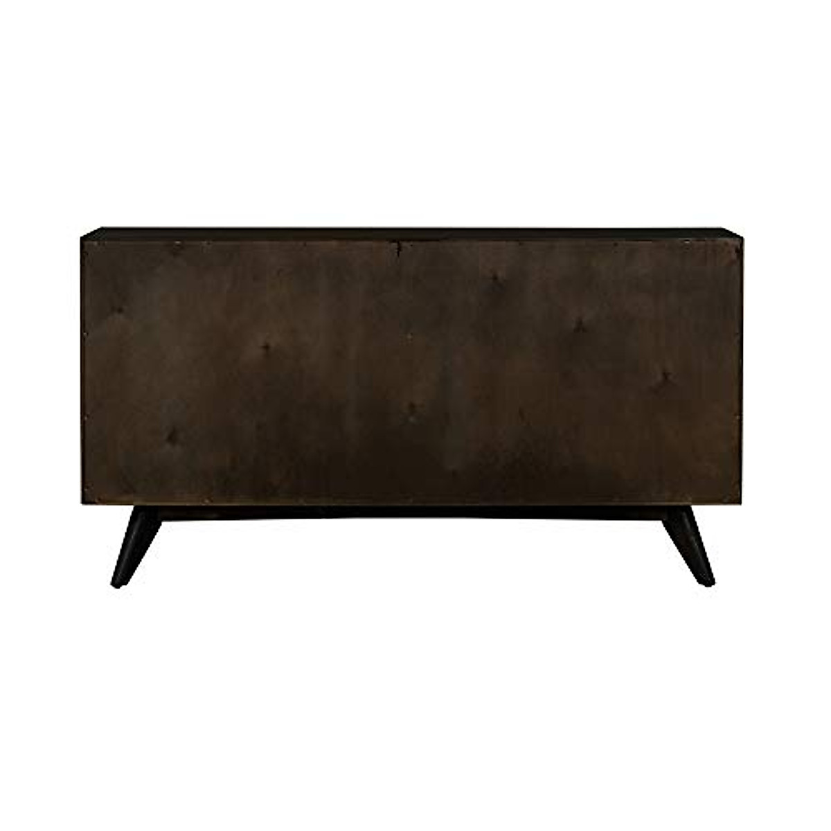 Loft 6-Drawer Acacia Mid-Century Modern Bedroom Dresser, 63" Wide, Brushed Brown-Grey