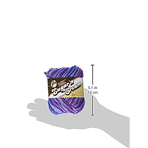 Lily Sugar &#039;N Cream The Original Ombre Yarn, 2oz, Gauge 4 Medium, 100% Cotton, Jewels - Machine Wash &amp; Dry