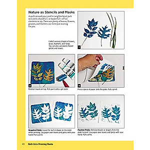 Gelli Arts (R) Printing Guide: Printing Without a Press on Paper and Fabric Using the Gelli Arts (R) Plate (Design Originals) 32 Beginner-Friendly Step-by-Step Projects, Techniques, and Inspiration