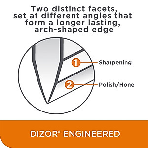 Chef'sChoice Hone Electric Knife Sharpener for 15 and 20-Degree Knives 100% Diamond Abrasive Stropping Precision Guides for Straight and Serrated Edges, 3-Stage, Gray