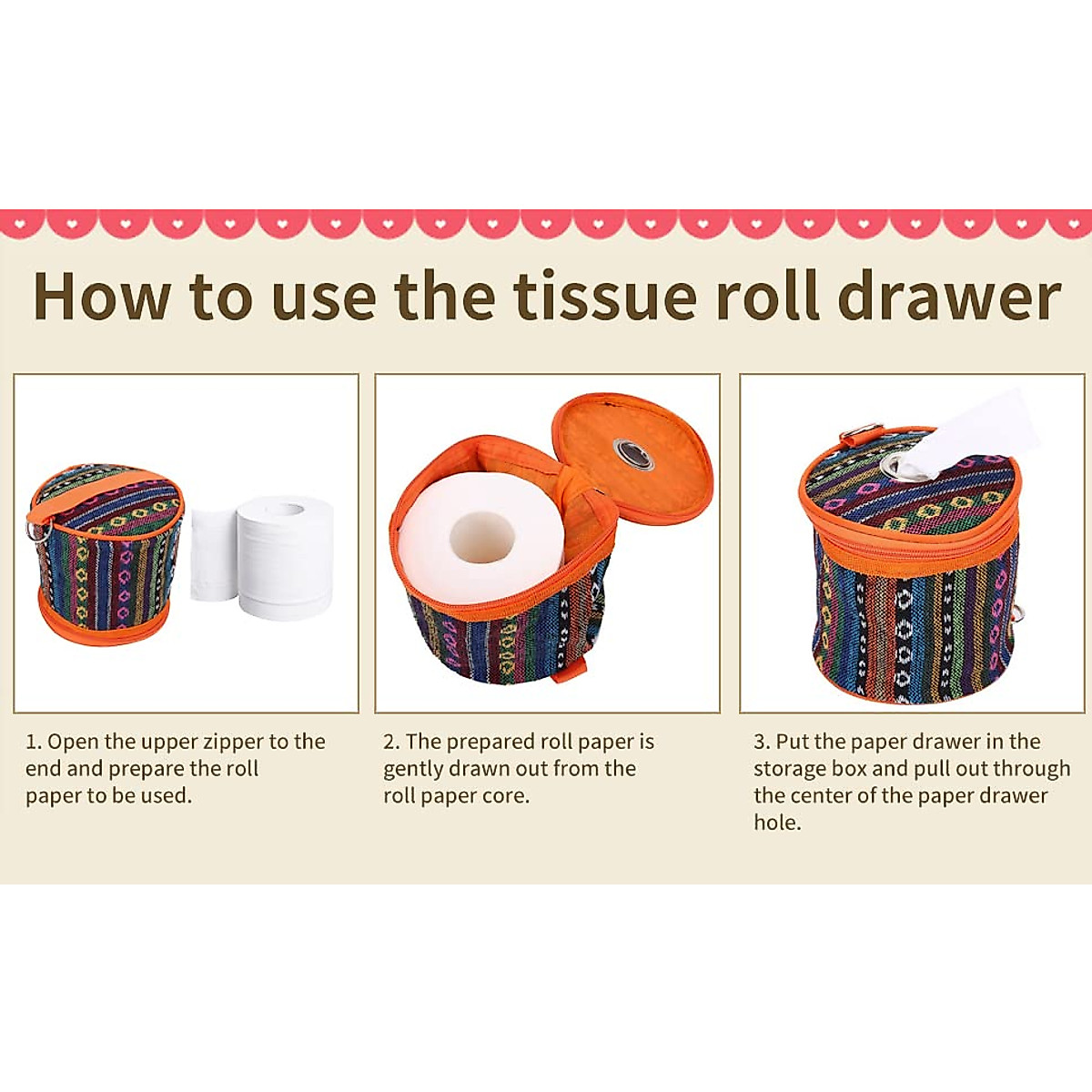 Tissue Holder Toilet Paper Storage Holder Outdoor Hiking Roll Paper Hanging Cover Wipes Box Case Holder Storage Bag with Hook for Camping Tent Home Office Toilet Paper Holder Camping