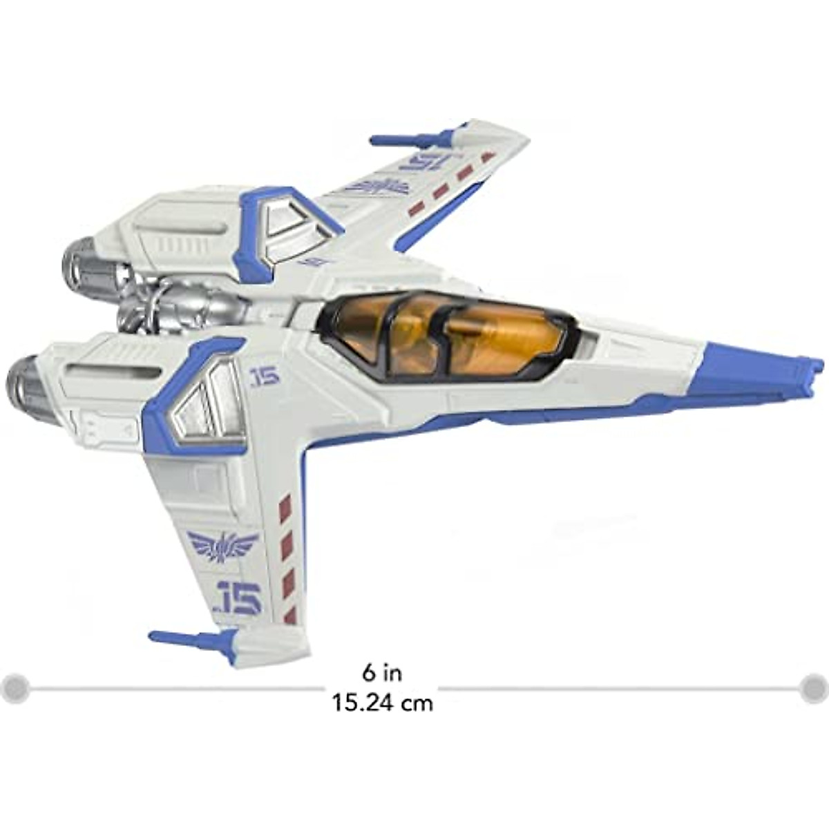 Mattel Lightyear Toys Hyperspeed Series Xl-15 Spaceship (6 In) & Buzz Lightyear Action Figure 1.25 In)