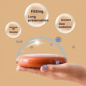 PYNASA 4 Pack Silicone Fruit and Vegetable Storage Containers Box for Fridge, Keep Fresh, Anti-oxidation, Ideal for Veggie, Onion, Garlic, Lemon, Tomato, Avocado, Refrigerator