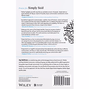 Simply Said: Communicating Better at Work and Beyond