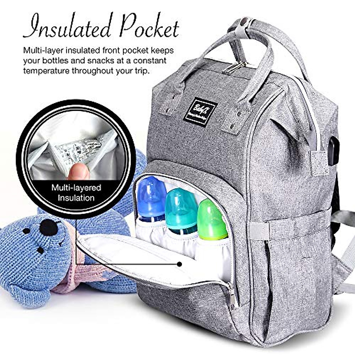 BabyX Classic, Grey, 1 Count (Pack of 1)