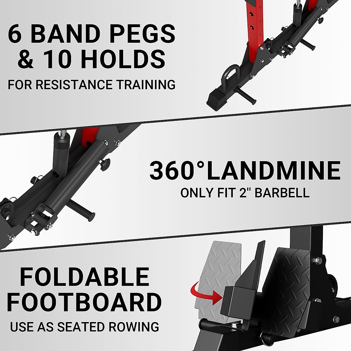 ER KANG Smith Machine, 2000LBS Strength Training Power Cage with Smith Bar and LAT Pull Down System, Multi-Function Linear Bearing Cable Crossover Machine for Home Gym, 2×3”, Red
