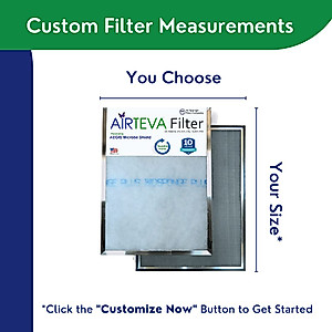 AIRTEVA Custom Sized Air Conditioner Filter with BioSponge Plus Insert(s)