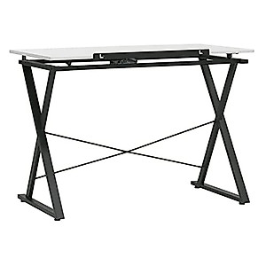 Studio Designs Modern Axiom Artists Drawing Table - Charcoal and White