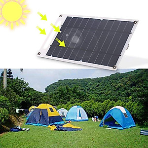 Solar Panel Charger USB Port Portable High Power Paper Shaped Monocrystalline Silicon for Cell Phone Camping Hiking Travel