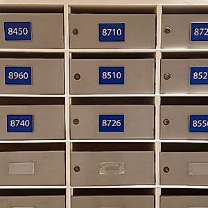 MECCANIXITY 8001 to 9000 Consecutive Number Stickers Inventory Label Black Numbers for Office Warehouse Numbering Classification