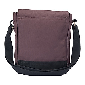 Carhartt Women's, Durable, Adjustable Crossbody Bag with Flap Over Snap Closure, Wine