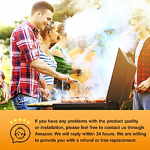 niffgaff Stainless Steel Burger Press, 5.5 Inch Round Burger Smasher, Nonstick Smooth Grill Press for Flat Top Skillet Grill Cooking, Flat Bottom Griddle Accessories Kit