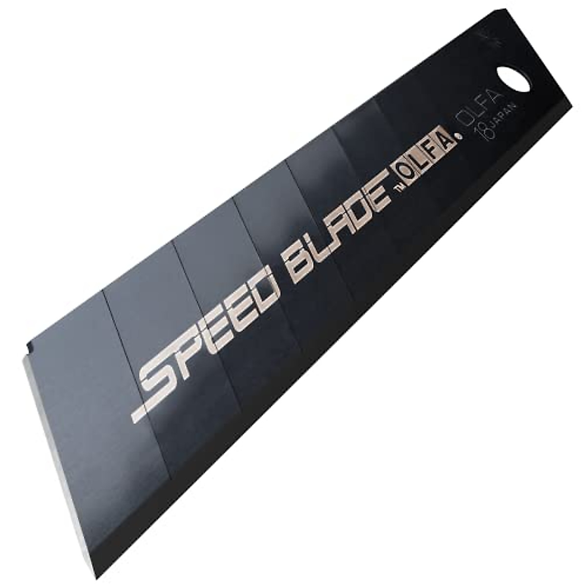 OLFA 18mm Heavy Duty Extra Sharp Snap Off Replacement Blades, 10 Blades (80 segments) LFB-10B - Snap-Off Non Stick Utility Knife Speed Blades, 25% Sharper than Silver, Fits any 18mm Utility Knife