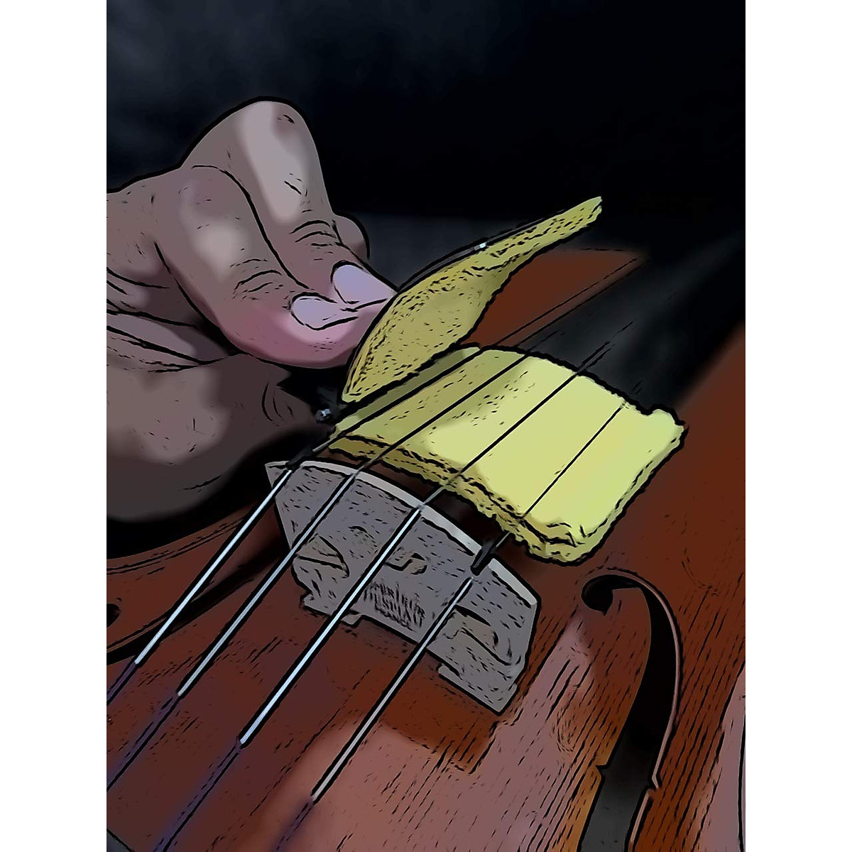 , Rosin Remover and Fingerboard Cleaner for Violin and Viola