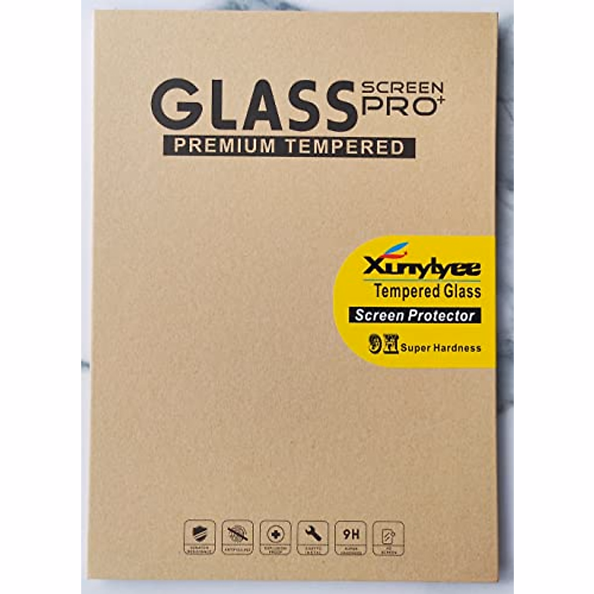 XunyLyee 2-Pack, Screen Protector for Lenovo Tab M10 Plus 3rd Gen 2022 (10.61 Inch) Anti-Scratch Tempered Glass Film Easy Installation