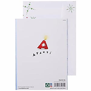 Avanti 10-Count Christmas Cards, Little Squirrel with a Candle