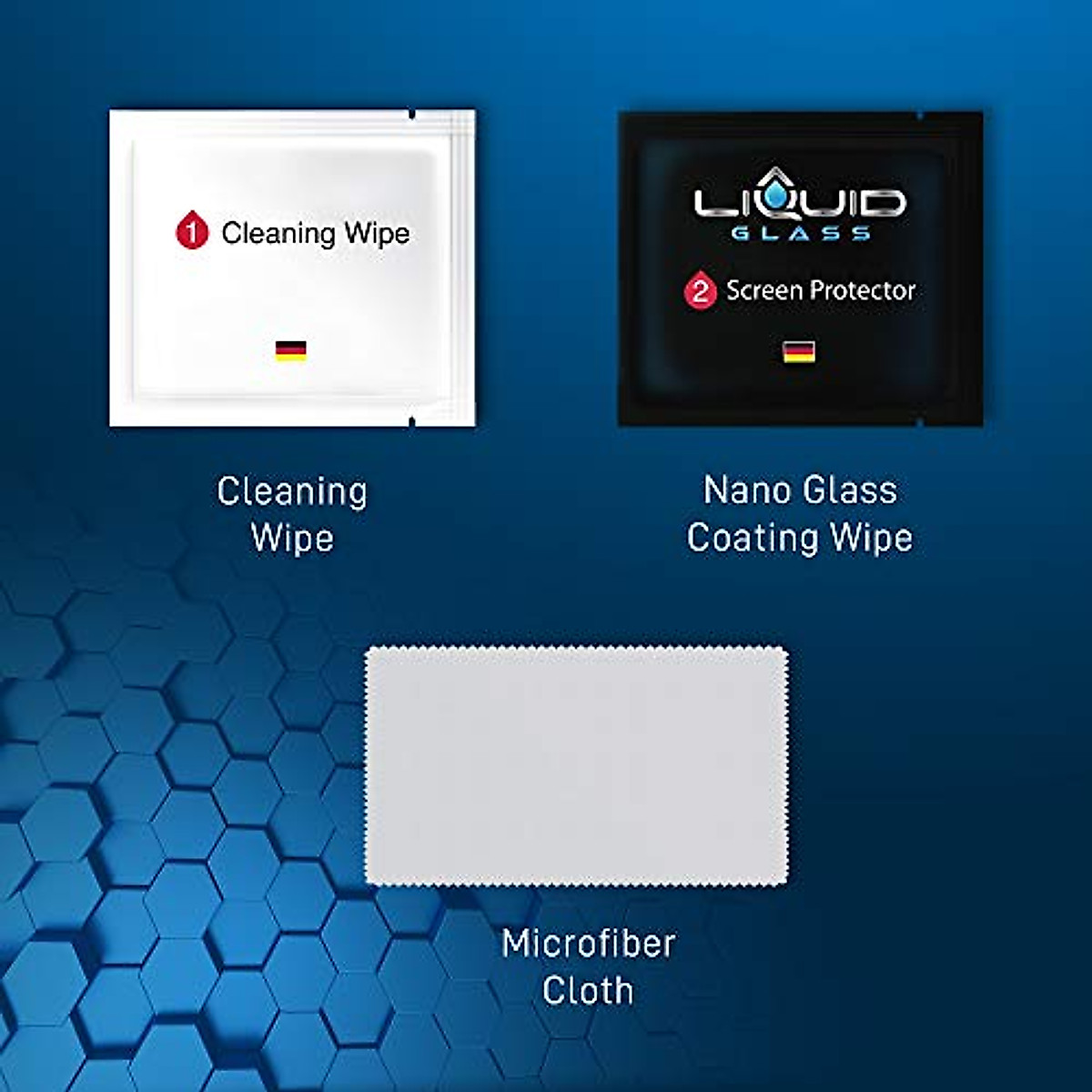 LIQUID GLASS Screen Protector with $250 Protection Coverage | Wipe On Scratch and Shatter Resistant Nano Technology for All Phones Tablets and Smart Watches - Universal Fit (New and Advanced)