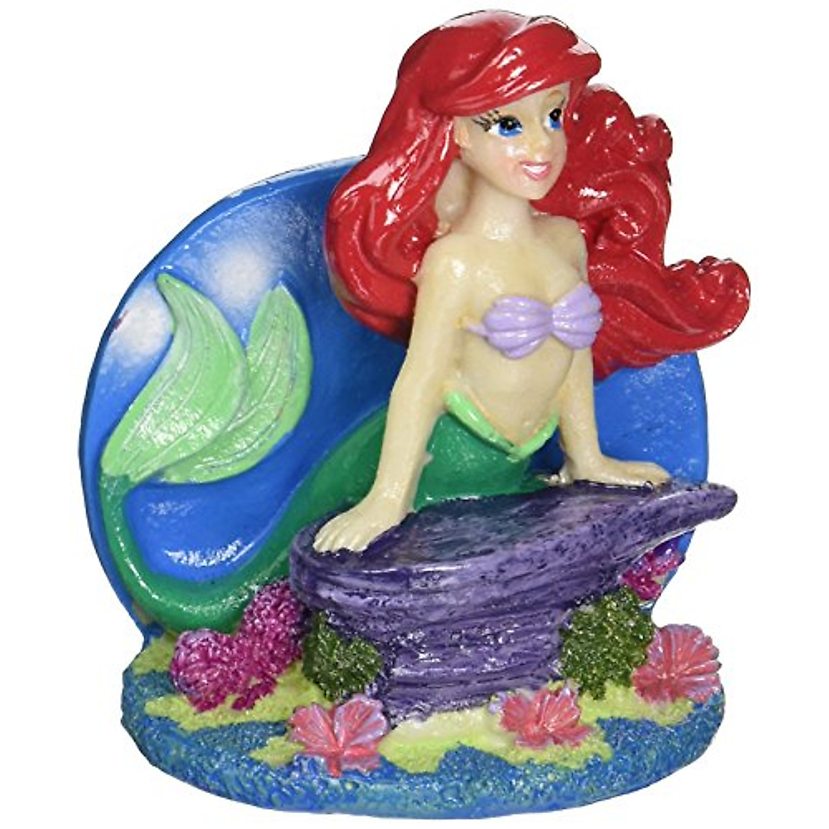 Penn-Plax Ariel Stretching On Décor Rocks | A Great Addition for Any Little Mermaid Fan, 3.2 OZ (LMR6)