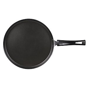 SHRIYA Non-Stick Dosa Pan, Aluminum, 10-Inch, Heat Resistant Bakelite Handle, Suitable for Gas Stovetop and Induction Base Cookware