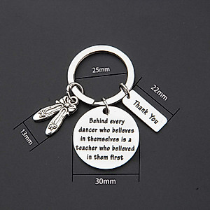 MAOFAED Dance Teacher Gift Cheer Coach Gift Dance Team Gift Dance Teacher Appreciation Gift (Dance Teacher)