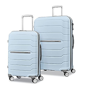 Samsonite Freeform Hardside Expandable Luggage with Spinners | Powder Blue | 2PC SET (Carry-on/Large)