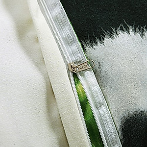 Suncloris, 3D Cute Snuggled Pandas,Queen Size,4pc Bedding Sheet Sets,1* Duvet Cover,1* Flat Sheet,2* Pillowcase(no Comforter Inside)