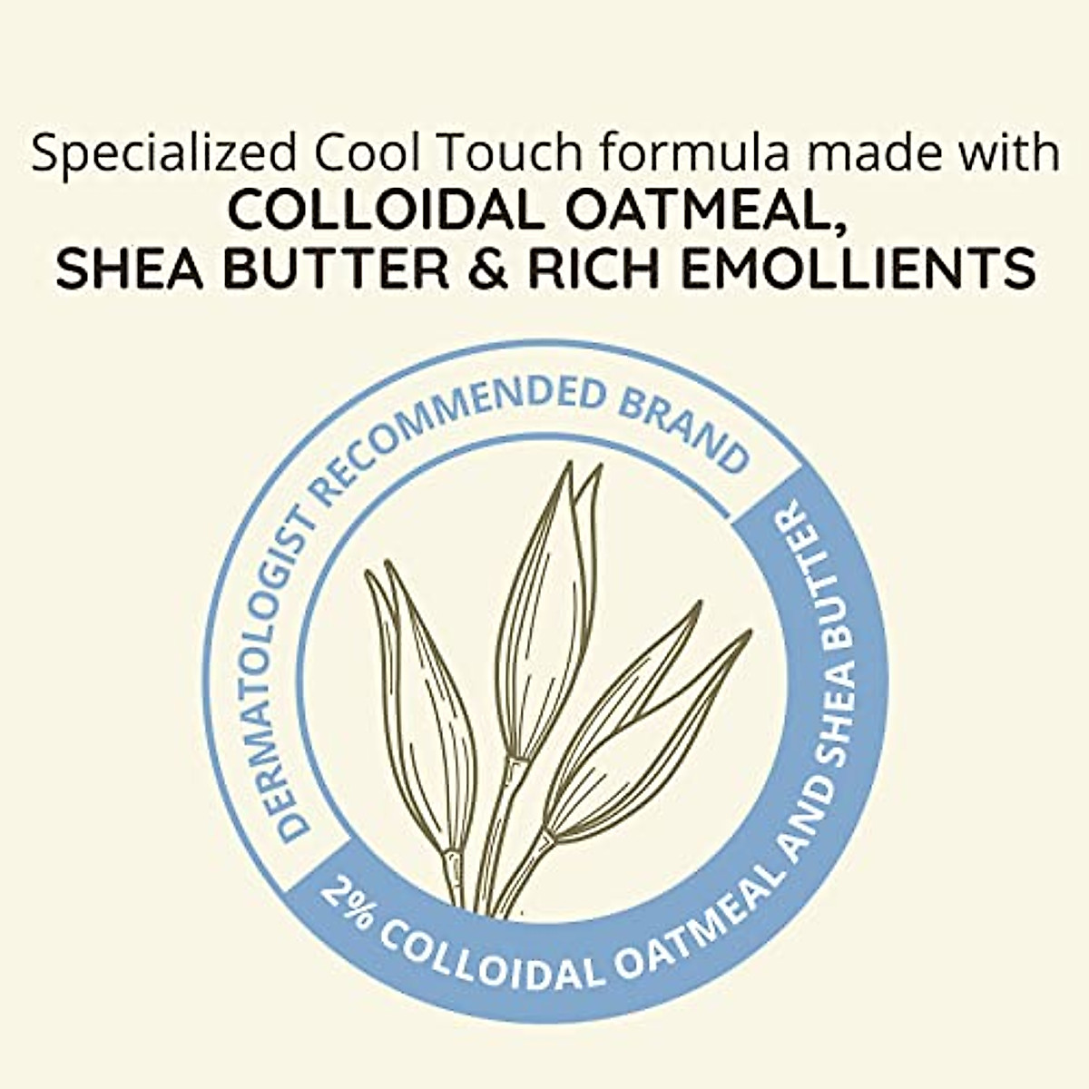 Aveeno Eczema Therapy Rescue Relief Treatment Gel Cream with Colloidal Oatmeal Skin Protectant, Instantly Soothes & Cools Itchy Dry Skin Flare-Ups, Steroid & Fragrance Free, 5.0 fl. oz