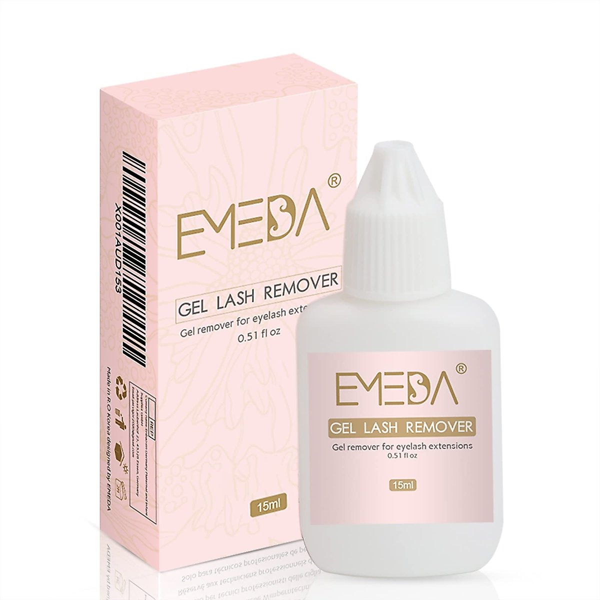 EMEDA Eyelash Extension Remover Gel Not for Clusters Glue 15ml Quickly Dissolves Powerful Lash Extension Glue Professional Removal for Lash Extensions Adhesive (15ml)