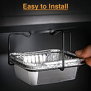 30-Pack Grill Drip Pan Liners Compatible with Napoleon Prestige and Rogue Series, 62007 Replacement Aluminum Grease Pan Liners, 6 x 5 Inch