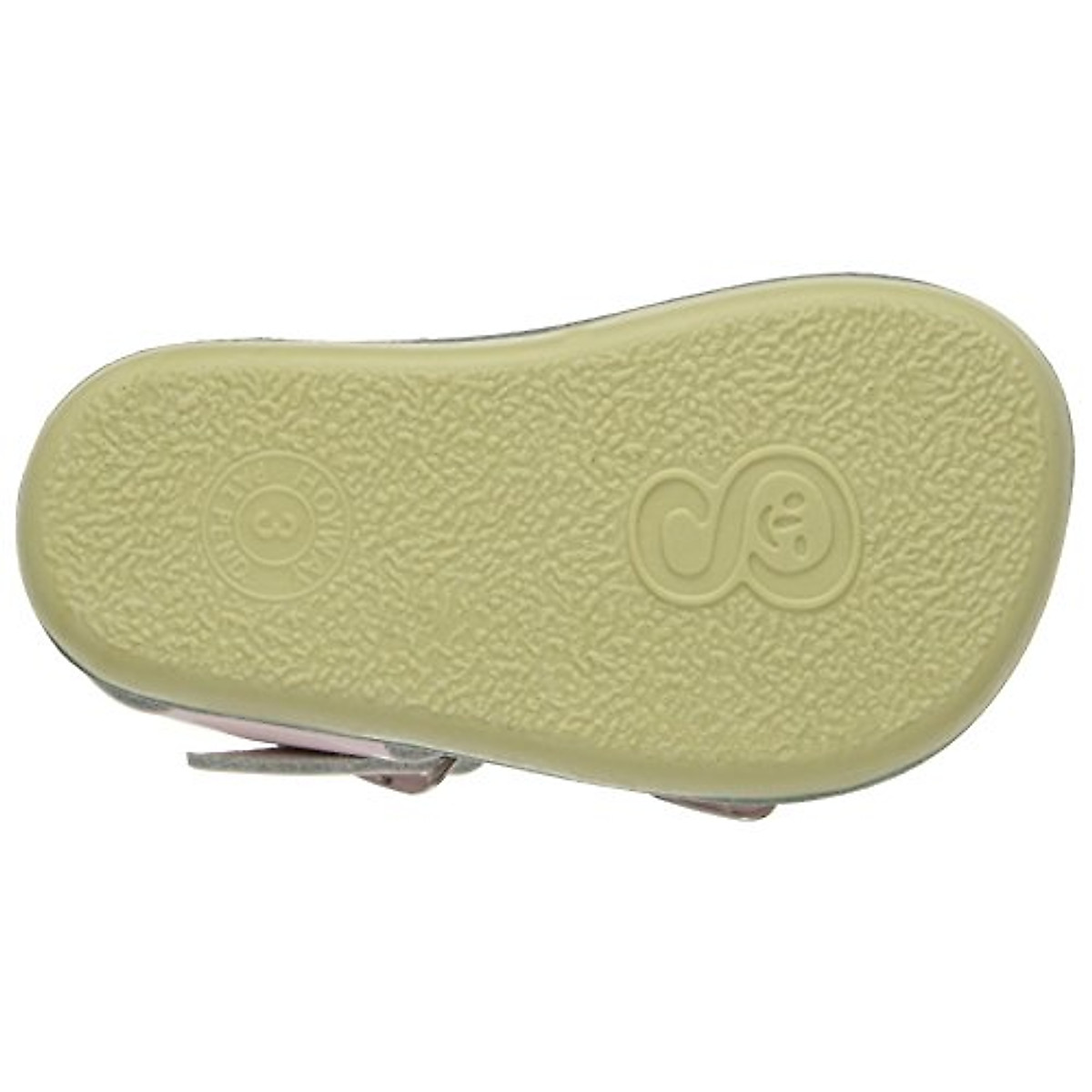 Salt Water Sandals by Hoy Shoe Kids' Sun-San Sea Wee Flat Sandal, shiny pink, 3 M US Infant