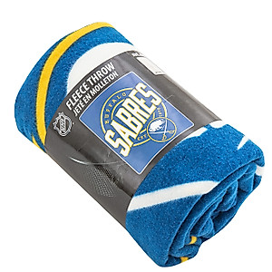 Northwest NHL Buffalo Sabres Unisex-Adult Fleece Throw Blanket, 50" x 60", Campaign