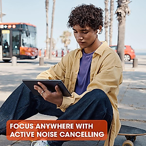 JBL Tune 230NC TWS - True Wireless In-Ear Headphones, Active Noise Cancelling with Smart Ambient, JBL Pure Bass Sound, 4 mics for perfect voice calls, IPX4, 40Hrs of battery life (Black)