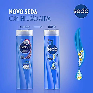 Linha Liso Extremo Seda - Shampoo 325 Ml - (Seda Extreme Straight Collection - Shampoo 11 Fl Oz)