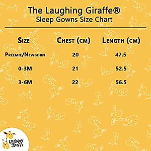 Laughing Giraffe Baby Infant Blank Long Sleeve Sleeper Gown With Mitten Cuffs - Black (0-3 Months -3850)