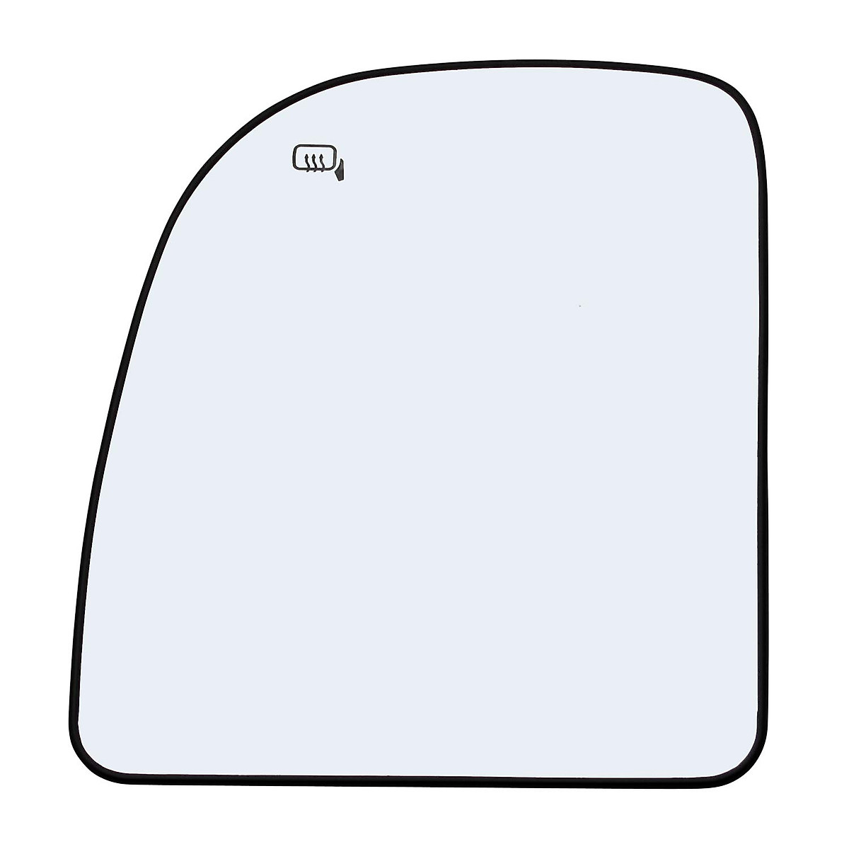 Driver Side Mirror Glass Assembly With Backing Plate Compatible with Ford E150 E250 E350 E450 Econoline Van, F250 F350 F450 Super Duty, Excursion (Upper Towing Mirrors)