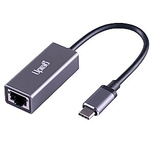 uptab USB C to Ethernet Adapter (USB C to Gigabit Ethernet Adapter) Compatible with Thunderbolt 3/4 and USB 4