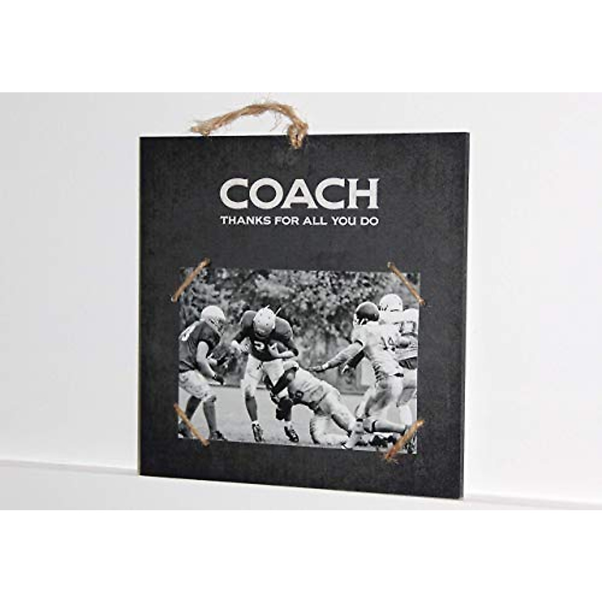 Painted Pastimes Sports Home Decor, COACH Picture Frame Photo Display, Football Baseball Hockey Basketball Lacrosse Soccer Softball Track Wrestling Swimming Volleyball Field Hockey Tennis Golf