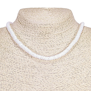 BlueRica Puka Shell Beads Necklace (18")