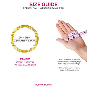 BuDhaGirl Gold All Weather Bangles (AWB) - Serenity Prayer