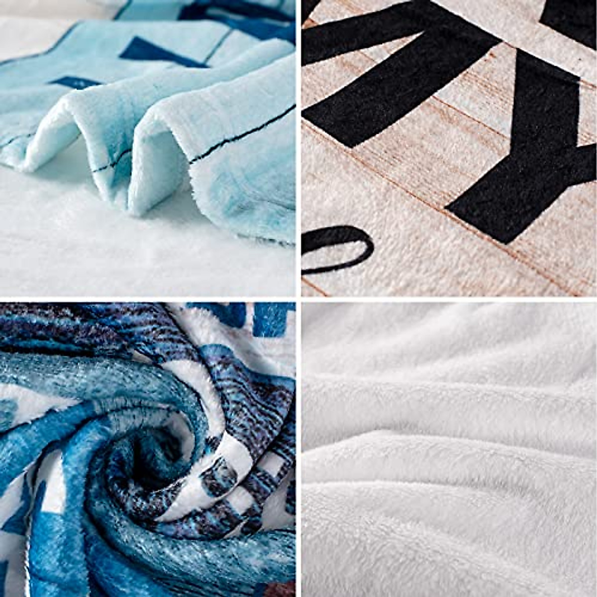 Anniversary Romantic Gifts for Him, Birthday Gifts for Husband from Wife, to My Husband Personalized Gifts for Men Ultra-Soft Throw Blanket, Wedding Father's Day Husband Gift (80 x 60 in)