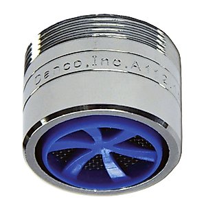 Danco 10486 15/16"-27M x 55/64"-27F 1.5 GPM Laminar Water Saving Faucet Aerator, Chrome