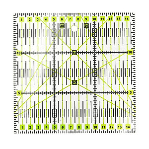 Phicus 3pcs /Set Acrylic Multi-Function Clothing Clear Ruler Sewing Patchwork Feet Tailor Yardstick Cloth Cutting Rulers - Sewing Tools & Accessory - - (Color: 1set)